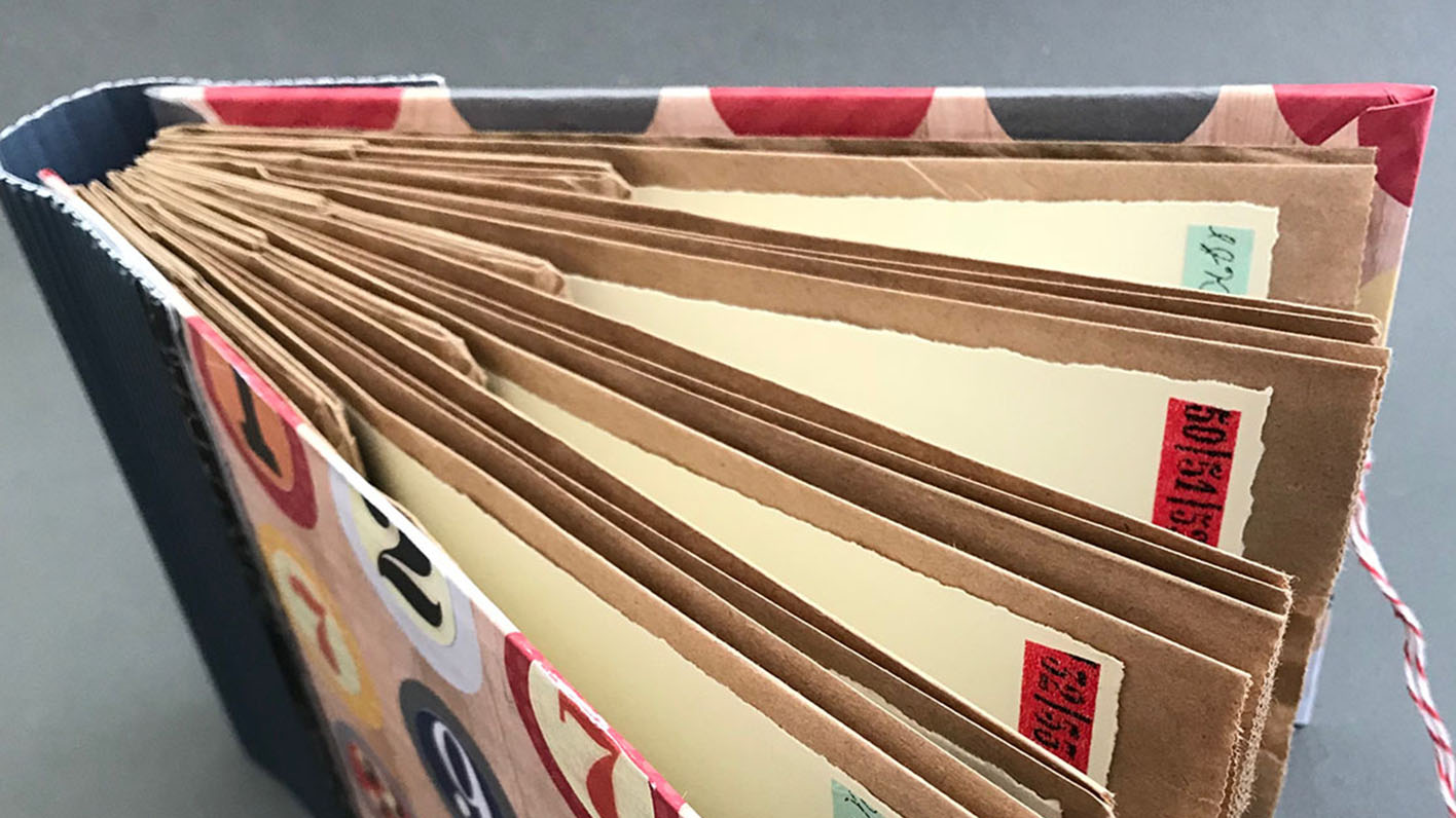 Upcycled Lunch Sack Journal - Nevada Museum of Art