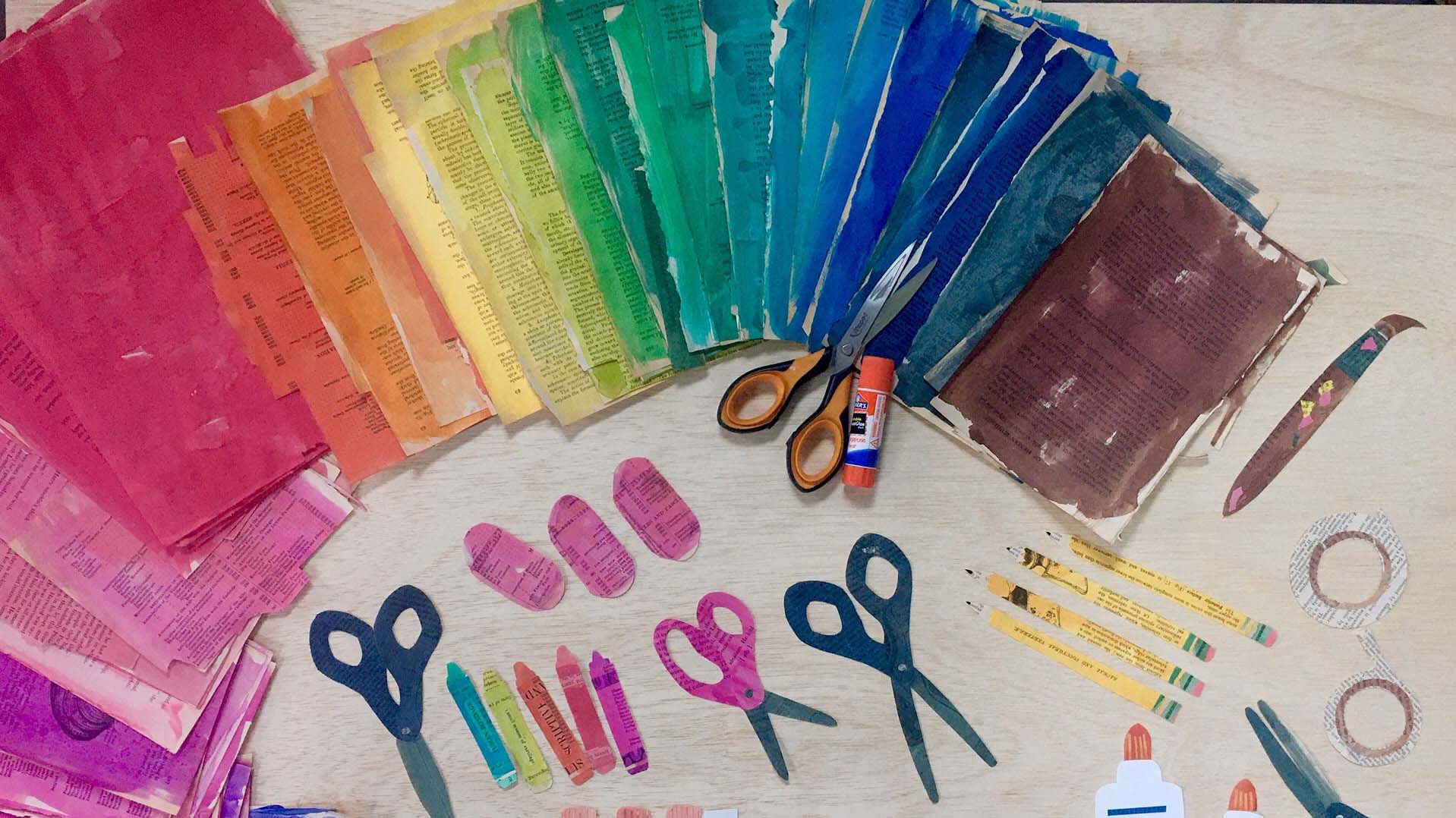 Food Inspired Collage and Paper Cutting - Nevada Museum of Art