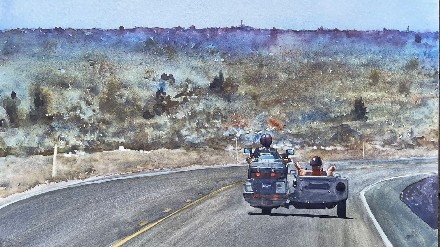 Watercolor on Aqua Board - Nevada Museum of Art