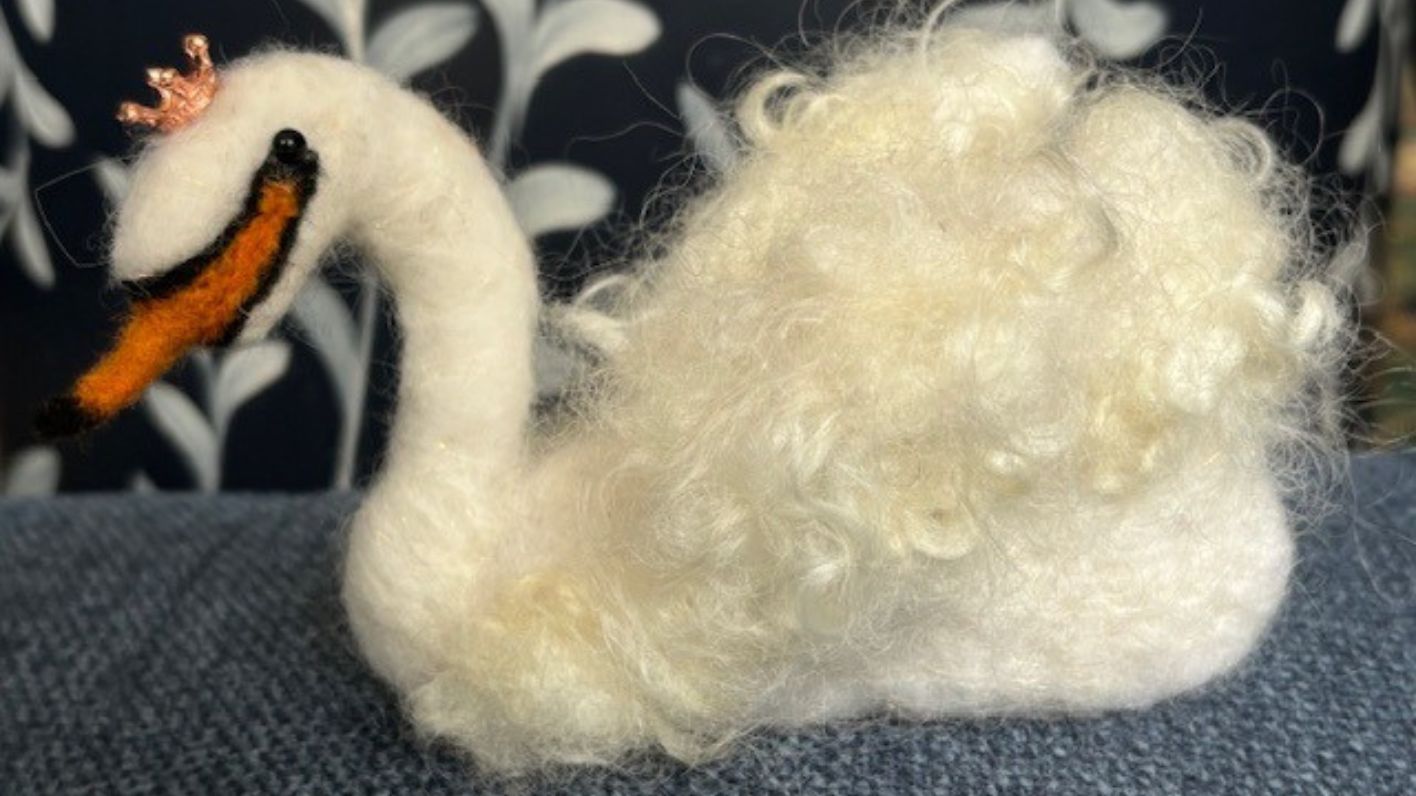 Intro to Needle Felting: Sparkly Swan - Nevada Museum of Art