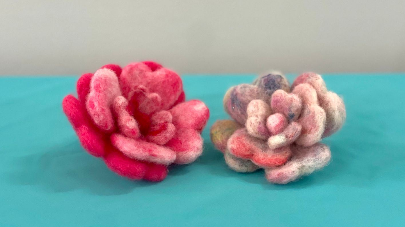 Intro to Needle Felting: A Flower Brooch - Nevada Museum of Art